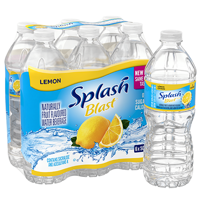 Lemon flavour | Splash Blast™ Naturally Fruit flavoured Water Beverage
