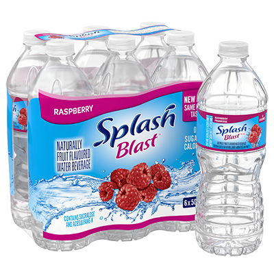 Raspberry flavour | Splash Blast™ Naturally Fruit flavoured Water Beverage