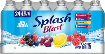 Accueil | Splash Blast™ Naturally Fruit flavoured Water Beverage